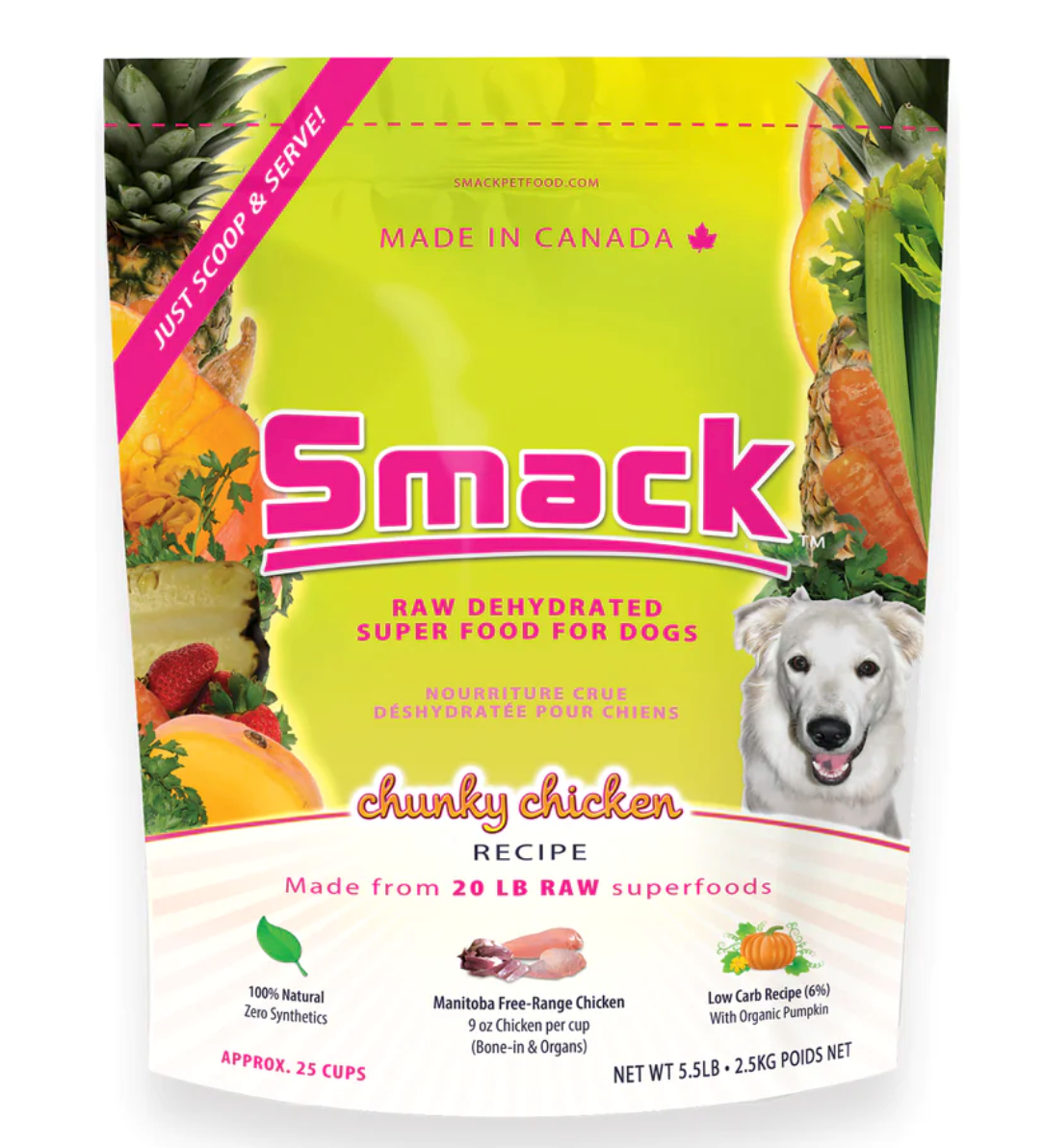 SMACK Raw Dehydrated Pet Food - Dogs – Pet Power Studio