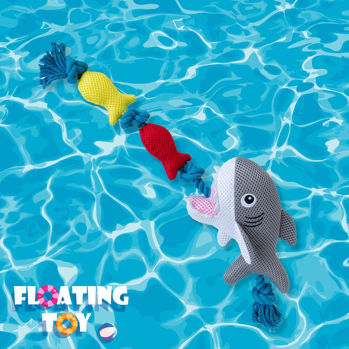 Original Territory - Territory Shark Floating Tug Toy for Dogs – Pet ...